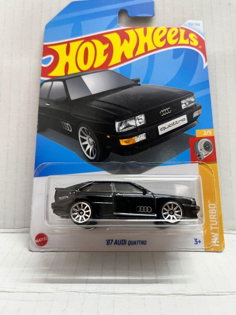 Hot Wheels 87 Audi Quattro (Black) – Zoomsters India