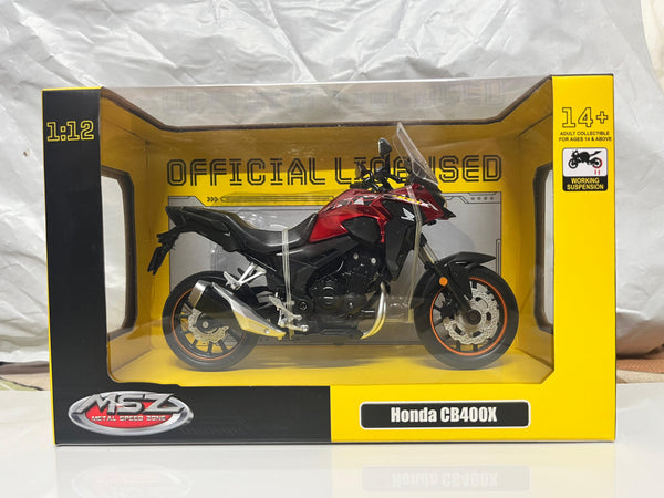 MSZ 1:12 - Honda CB400X - Red – Zoomsters India