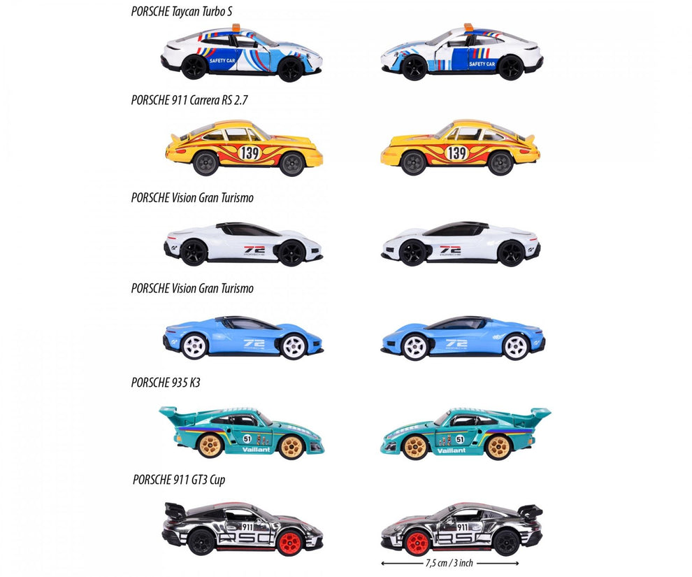 Porsche Deluxe Assortment, 6-asst. – Zoomsters India